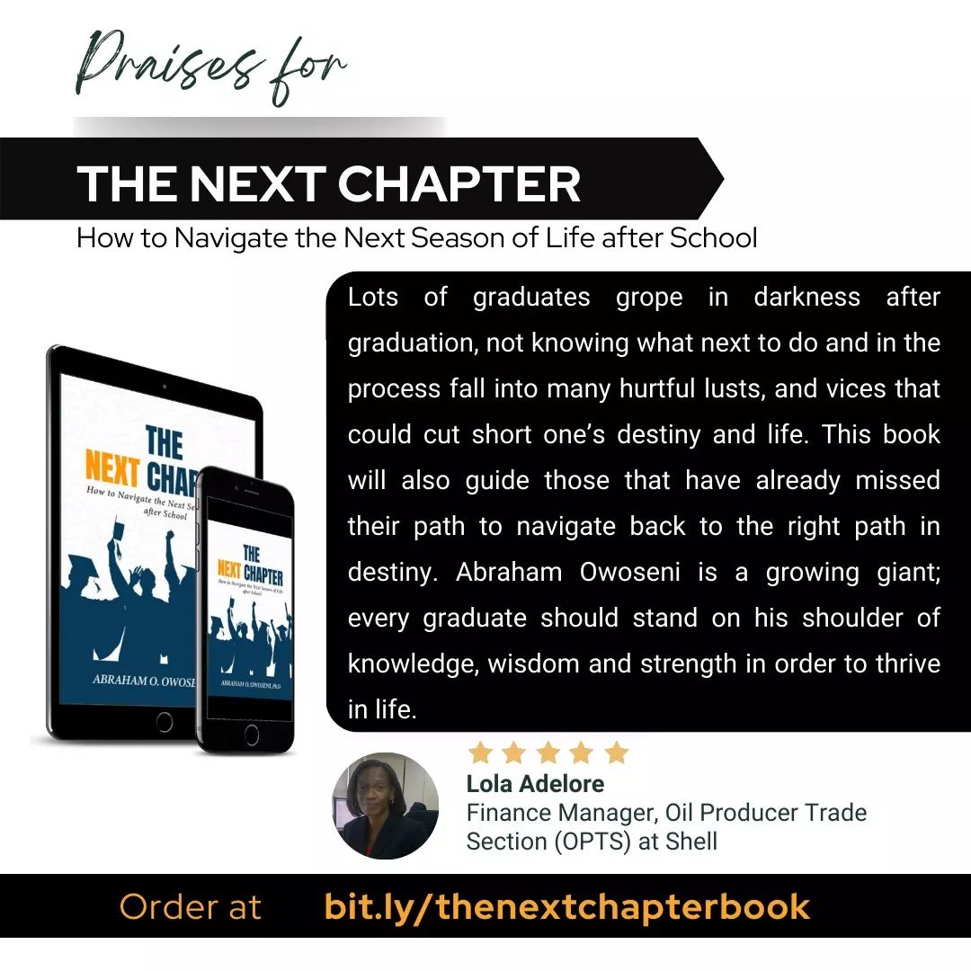Buy "The Next Chapter: How to Navigate the Next Season of Life After School" [ebook] by Abraham ...