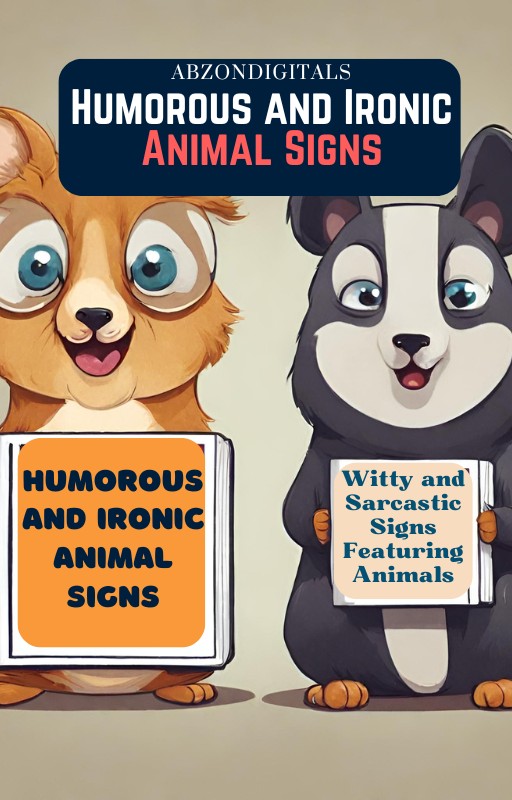 Buy Humorous And Ironic Animal Signs by Zubair Abdullah on Selar