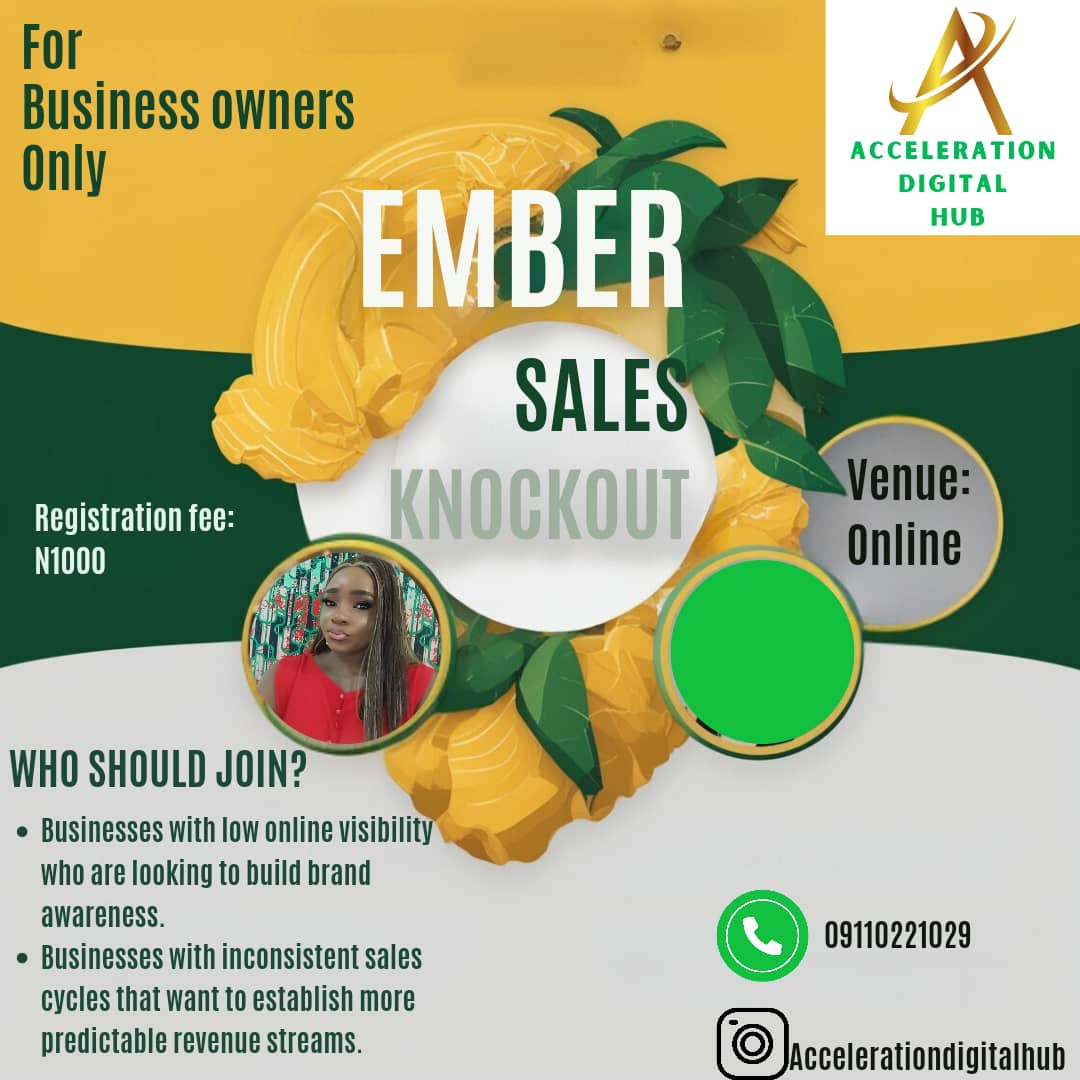 Buy EMBER SALES KNOCKOUT!!! by Acceleration Business Branding Academy ...