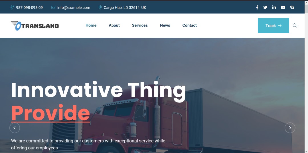 Buy How To Build A Transland Courier Logistics Website With Live Map ...