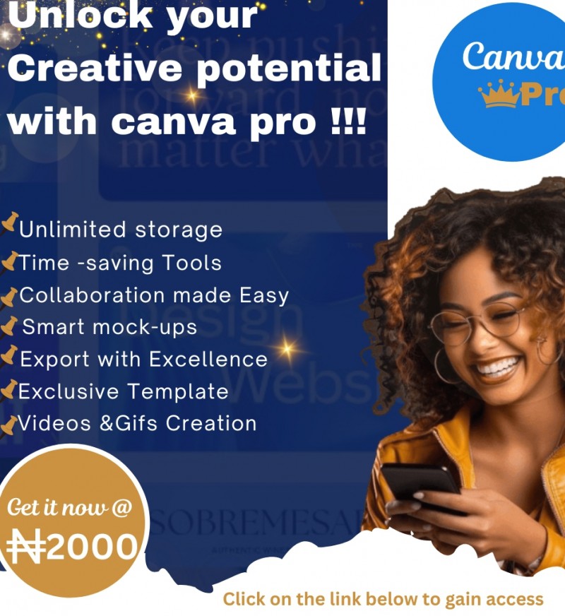 Buy CANVA PRO by Excel Digitals on Selar