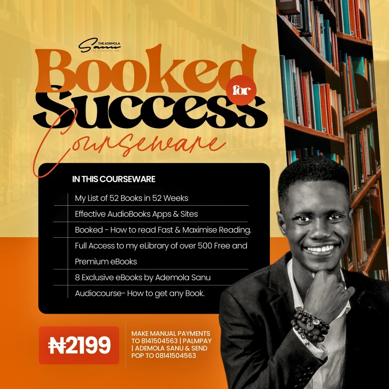 Buy Booked for Success - Courseware by Ademola Sanu on Selar