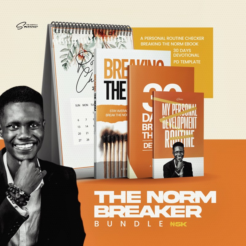Buy The Norm Breaker Bundle | Rise Above Mediocrity by Ademola Sanu on ...