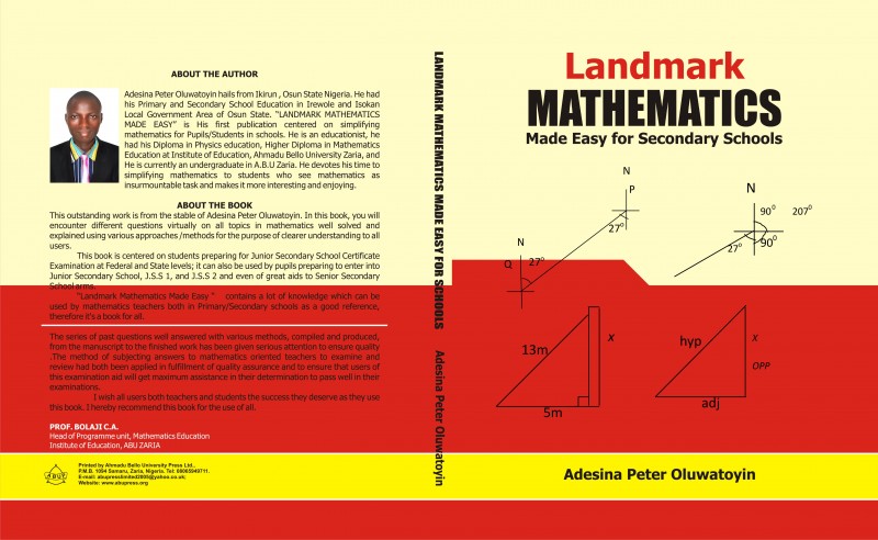 Buy LANDMARK MATHEMATICS MADE EASY FOR JUNIOR SECONDARY SCHOOLS. by ...