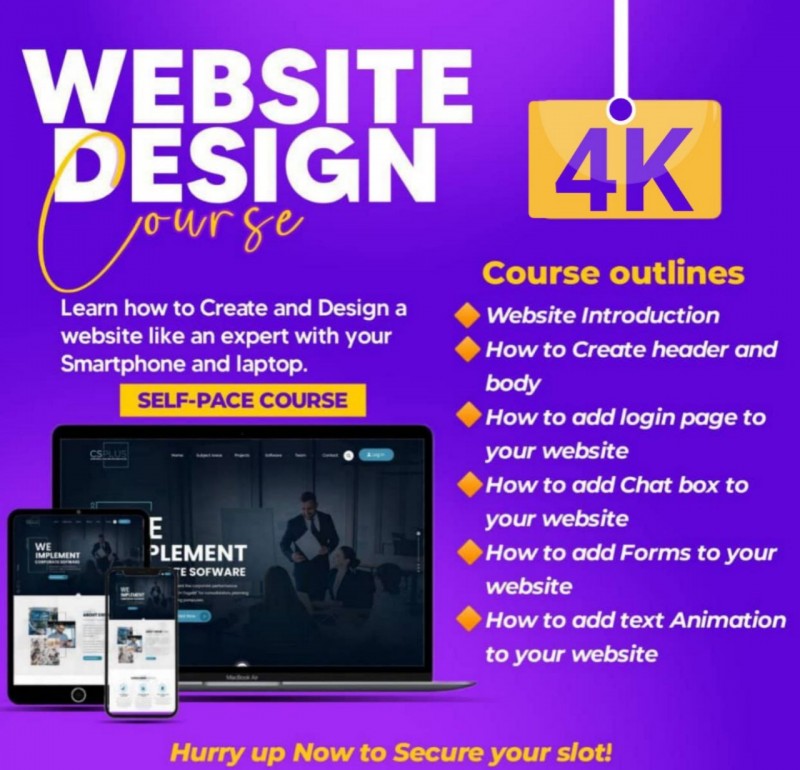 Buy WEBSITE DESIGN COURSE by Adeyanju Deborah Oluwanifemi on Selar