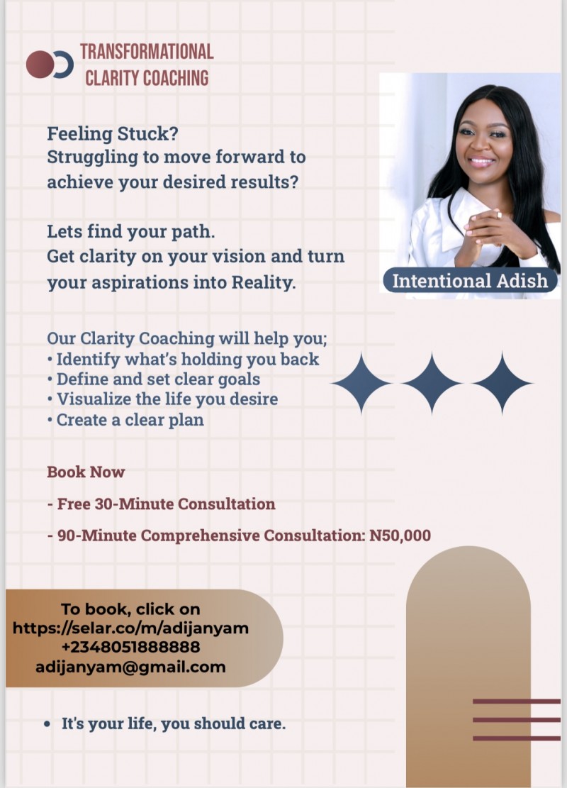 Buy Transformational Clarity Coaching by Adija A. Nyam on Selar