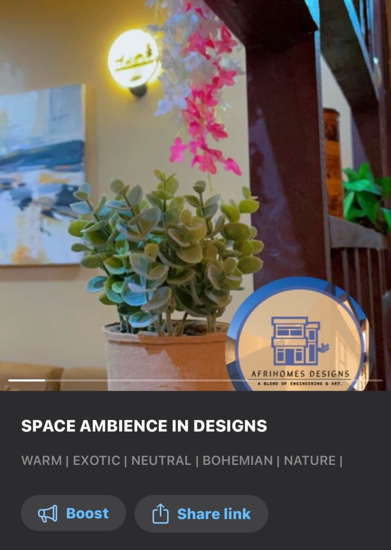 Get SPACE AMBIENCE IN DESIGN by AFRIHOMES DESIGNS on Selar