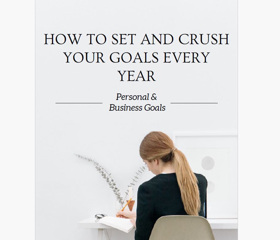 Buy How to Set and Crush Your Personal and Business Goals Every Year by ...