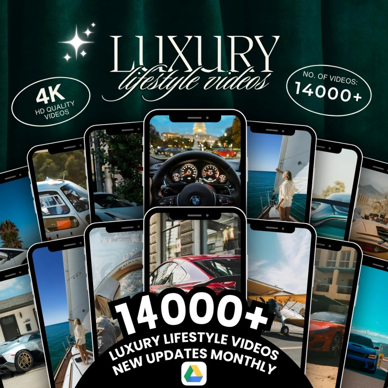 Buy 14000+ Viral Luxury Lifestyle Clips Bundle by Ai World Store on Selar
