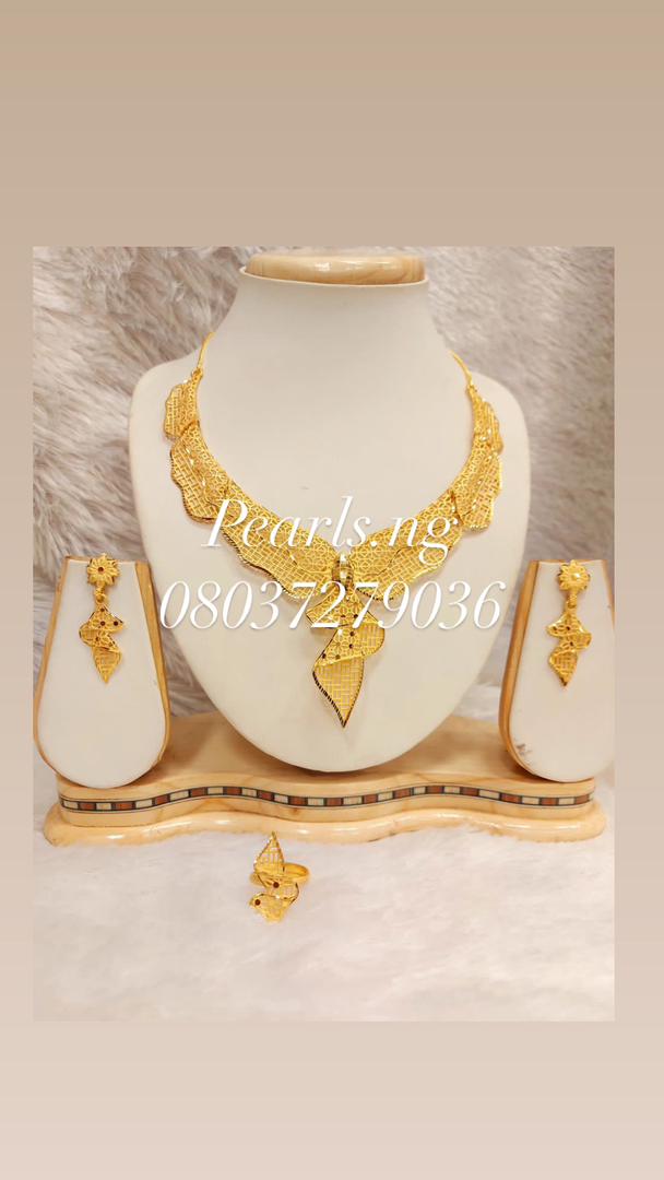 Buy Gold plated jewelry 001 by Aisha jibril Abdullahi on Selar