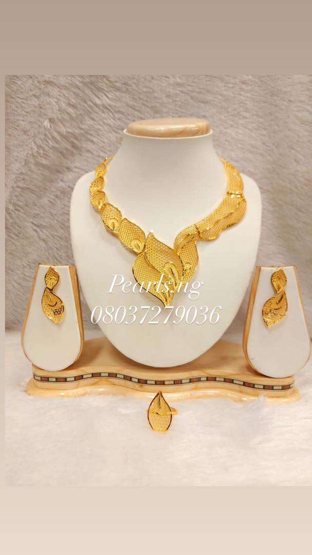 Buy Gold plated jewelry 018 by Aisha jibril Abdullahi on Selar