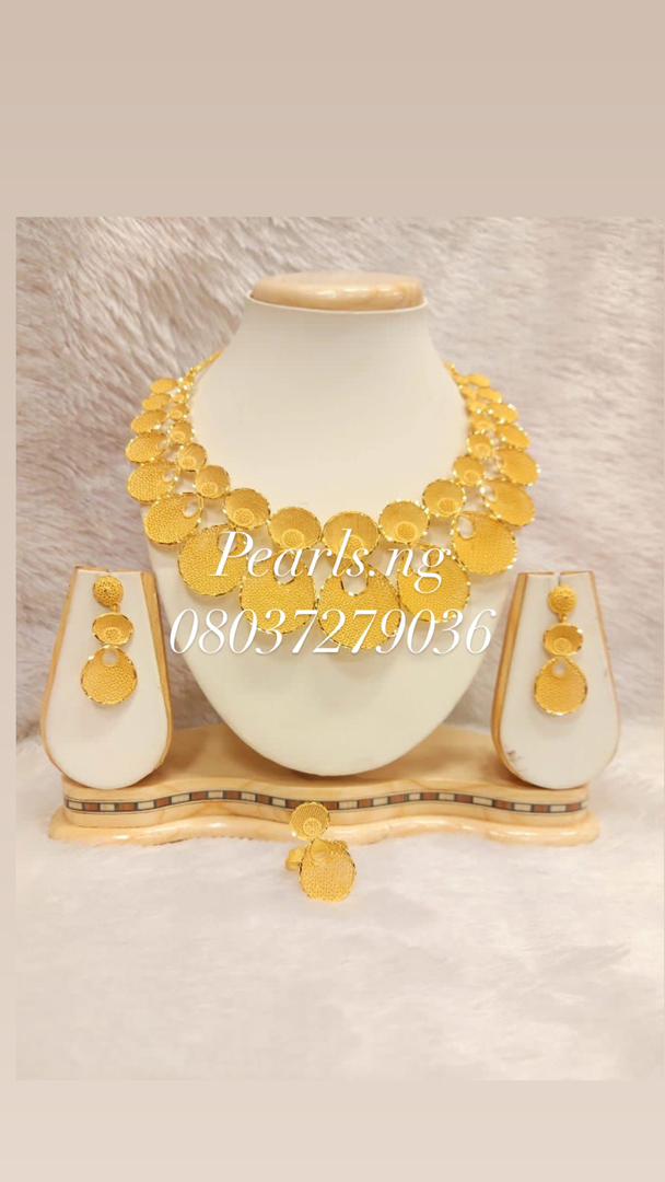 Buy Gold plated jewelry 019 by Aisha jibril Abdullahi on Selar