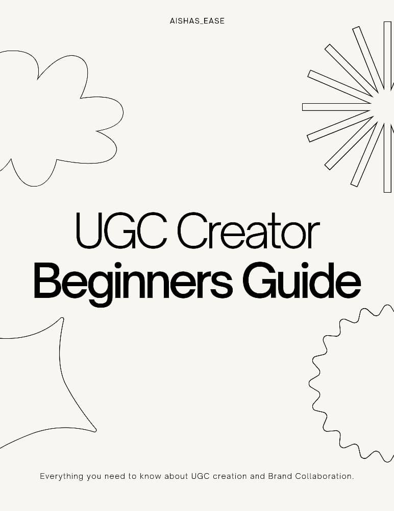 Get UGC Creation Beginners Guide by Aisha Osi on Selar