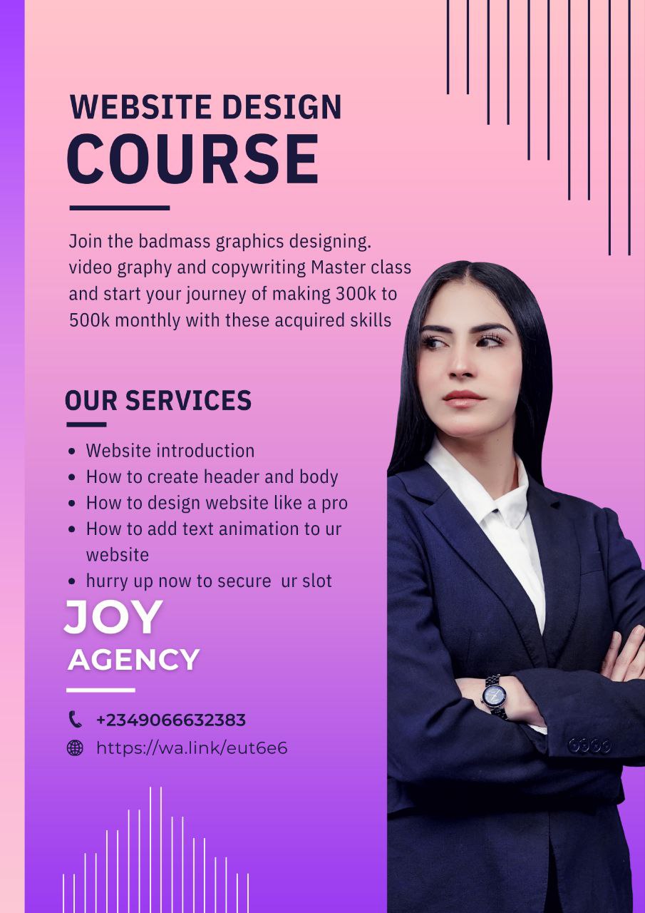 Buy WEBSITE DESIGN COURSE by Ajala Godwin on Selar