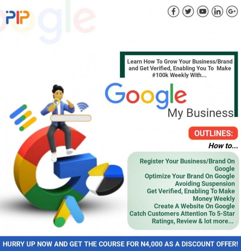 Buy GOGGLE MY BUSINESS COURSE by AKABUEZE Justin on Selar