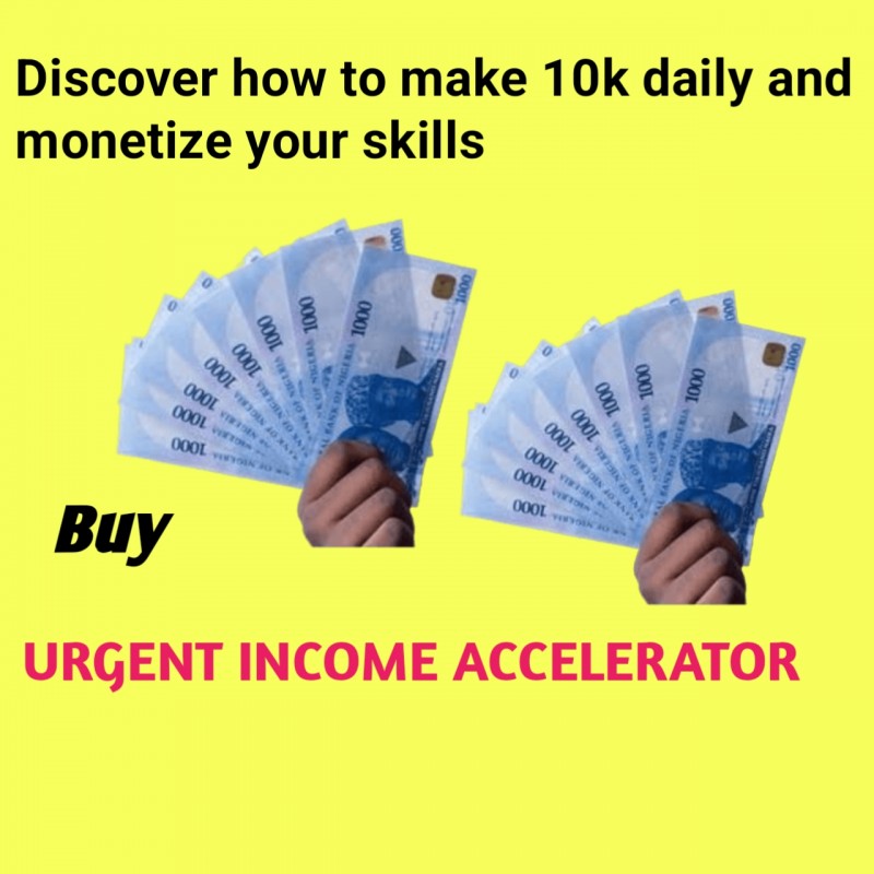 Buy URGENT INCOME ACCELERATOR by ADEMOKOYA Matthew on Selar