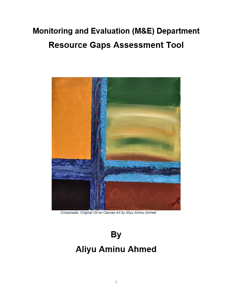 Buy Monitoring and Evaluation (M&E) Department Resource Gaps Assessment ...