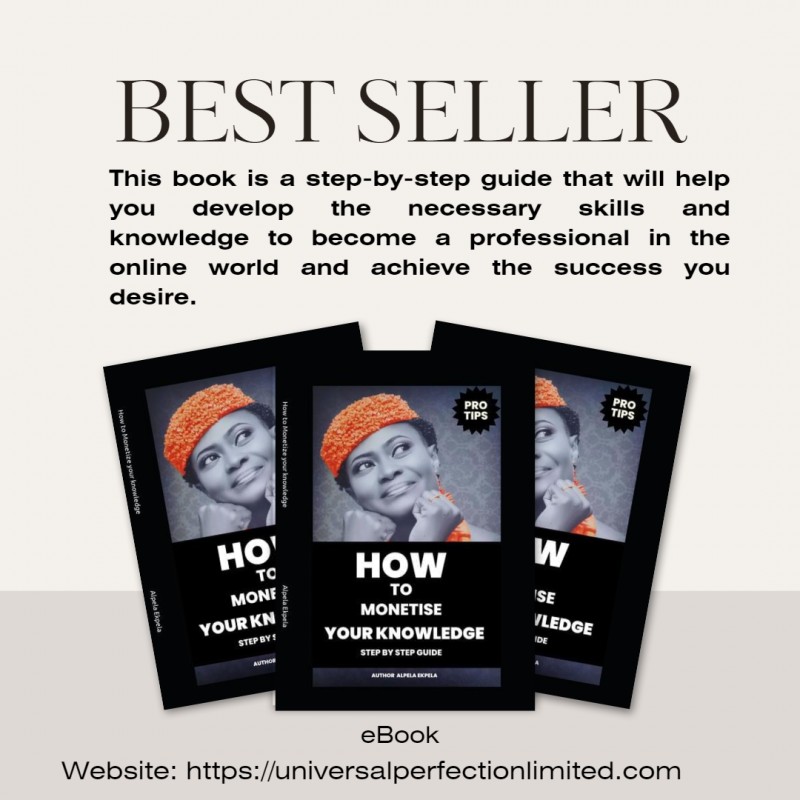Buy ebook - How to Monetise your Knowledge by Alpela Ekpela on Selar
