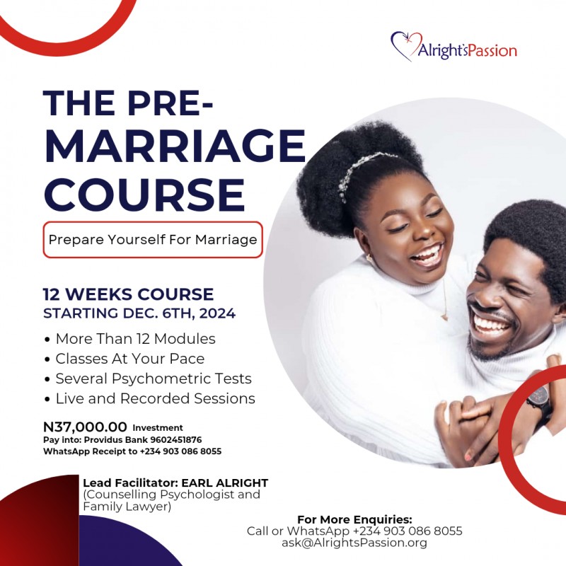 Buy The Pre-Marriage Course by Alrights Passion on Selar
