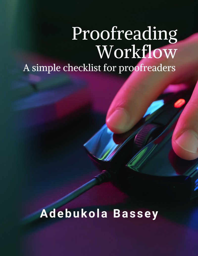 Buy PROOFREADING WORKFLOW by Amanda Turner Writing Services on Selar
