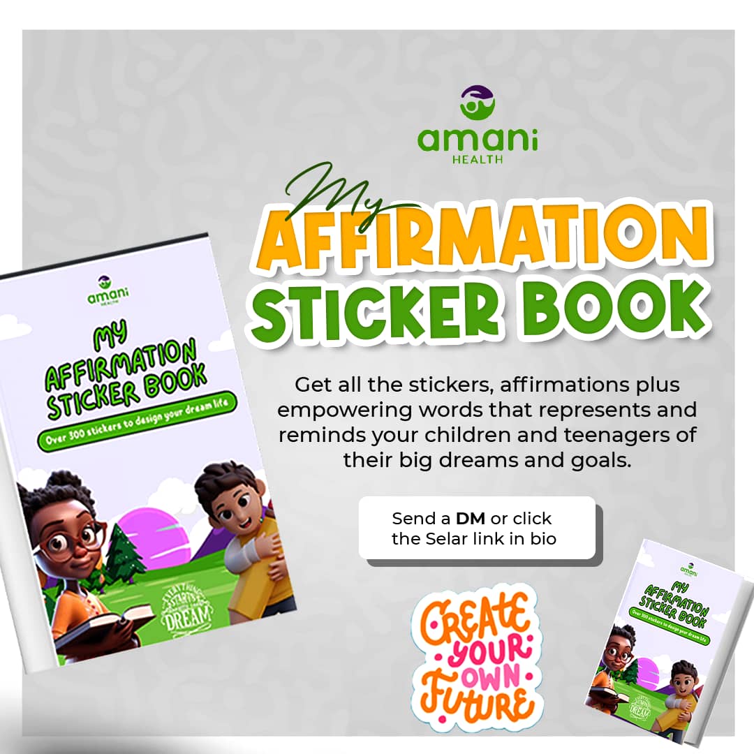 Buy My Affirmation Sticker Book by Amani Health Inc on Selar
