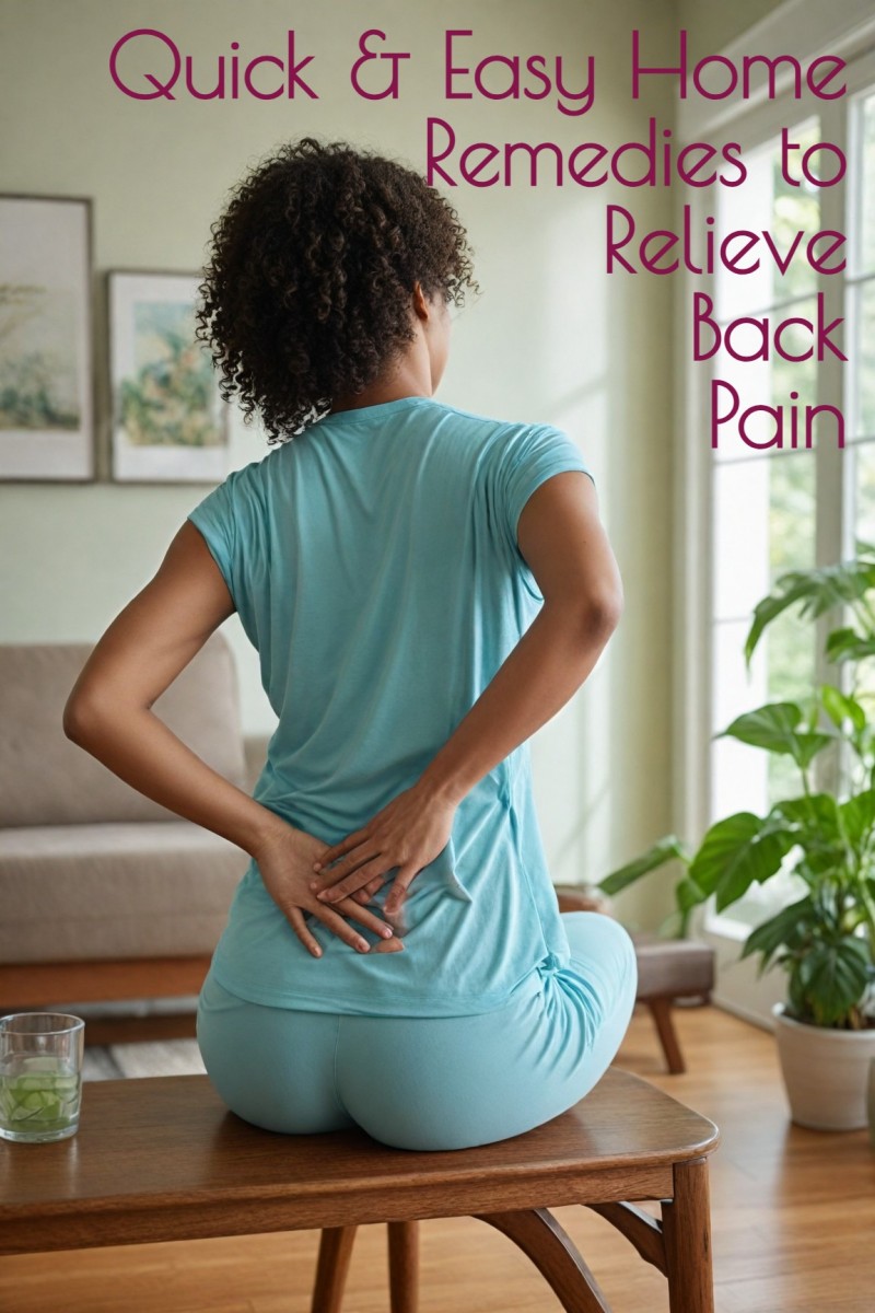 Buy Quick and Easy Home Remedies to Relieve Back Pain by Amiable ...