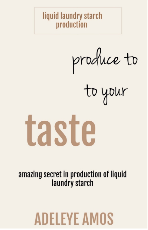 Buy Orland liquid laundry starch production. by Product Rule on Selar