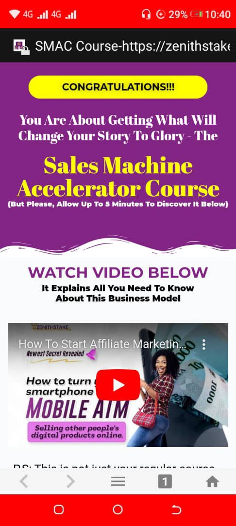 Buy SALES MACHINE ACCELERATED COURSE by Andrew Esther on Selar