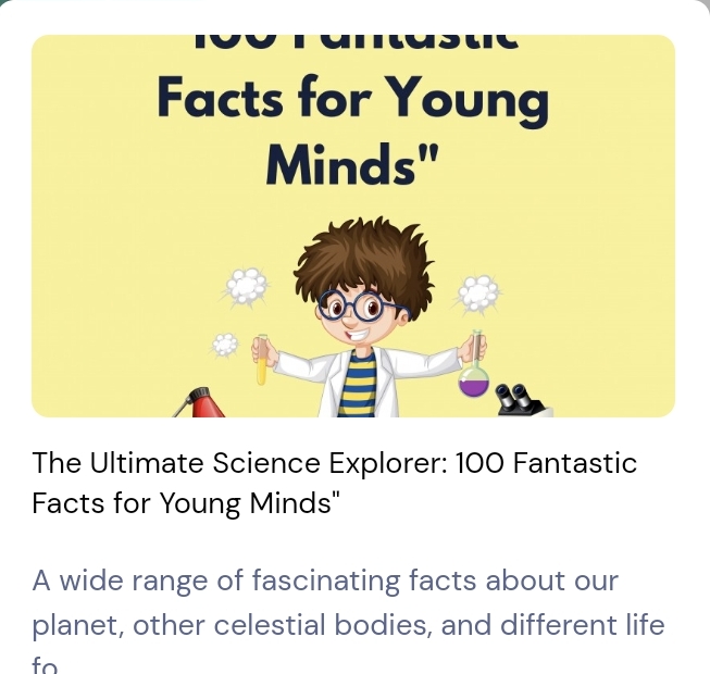 Buy The Ultimate 🥏 science explorer:100 fantastic facts for you young ...