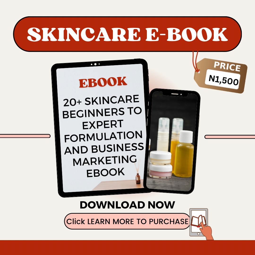 Buy 20+ Beginner to Expert skincare formulation and business marketing EBOOK by Anita Oyewumi on ...