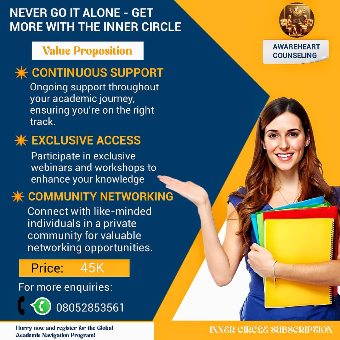Subscribe Inner Circle Package by AwareHeart Counseling on Selar