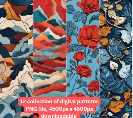 Get 12 Creative Pattern Creations, High-Quality Pattern Pack Stunning ...