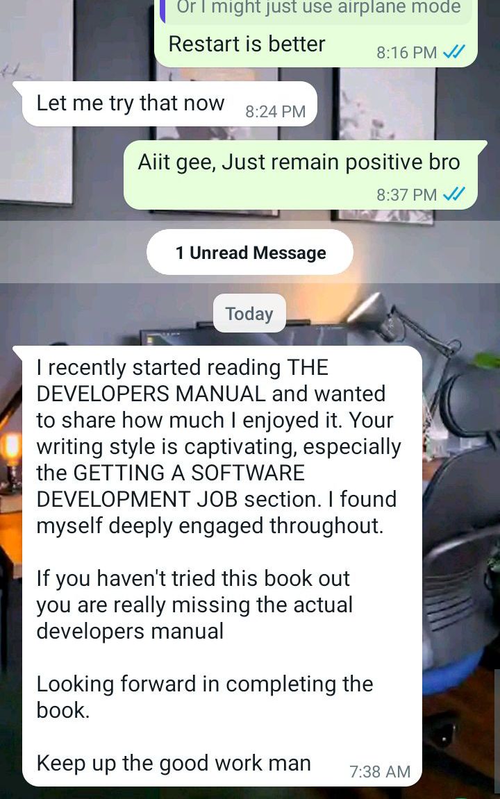 Buy The Developer's Manual by A.O.T(Tech)🔖 on Selar