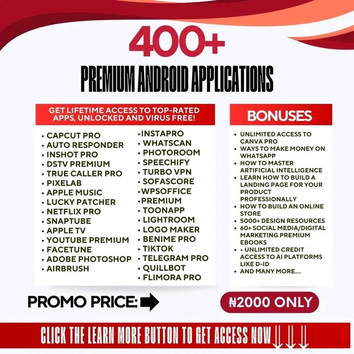 Buy Premium Apps By Online Digital Products On Selar