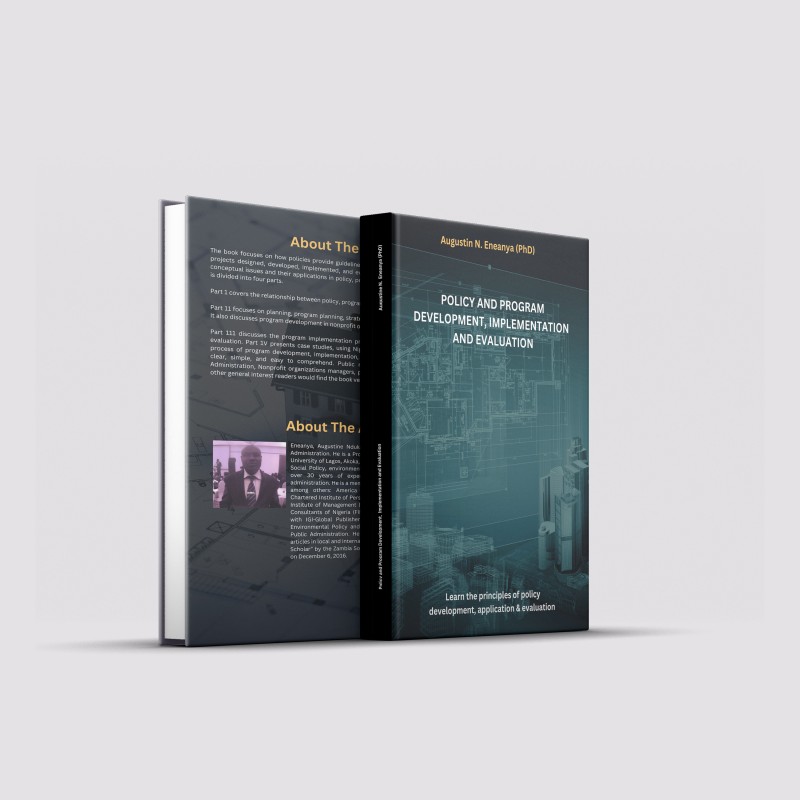 Buy POLICY & PROGRAMME DEVELOPMENT, IMPLEMENTATION & EVALUATION by Augustine Nduka Eneanya on Selar