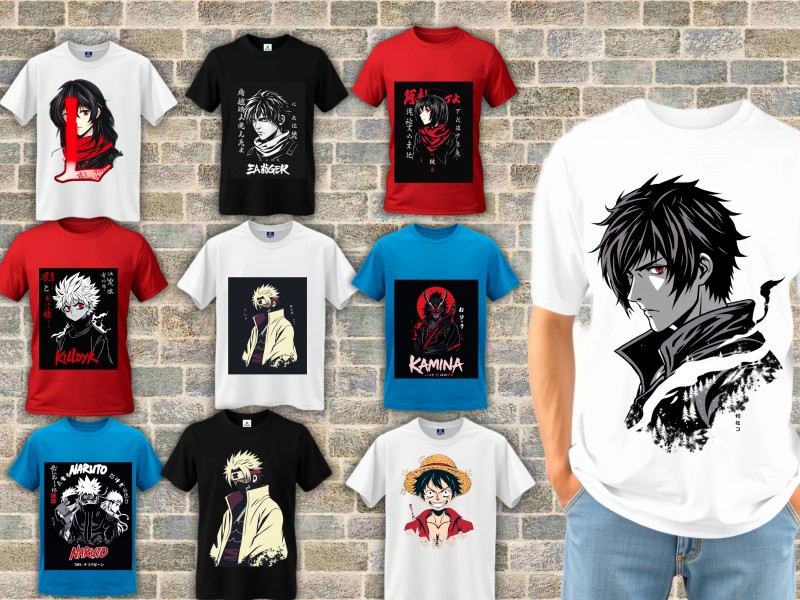 Buy 50+ Anime designs for T-shirt, Hoodies and others by Austin Otote ...