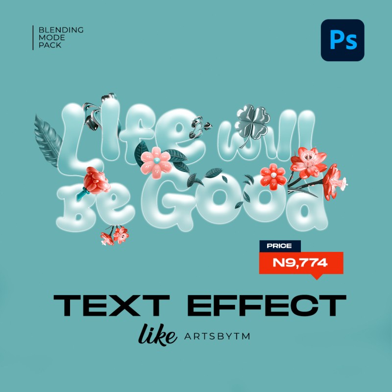 Buy Life Will Be Good Text Effect by Awosanwo Oluwatosin on Selar