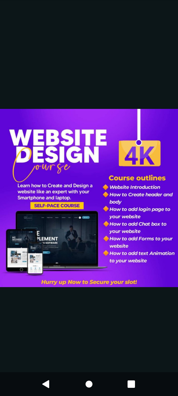 Buy WEBSITE DESIGN COURSE by Ayoola Toyin on Selar