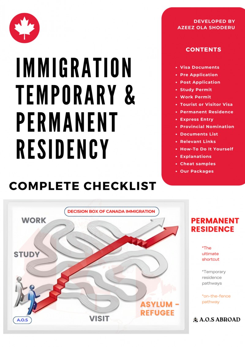 Buy Canada Immigration Checklist: Your Essential Guide to a Smooth ...