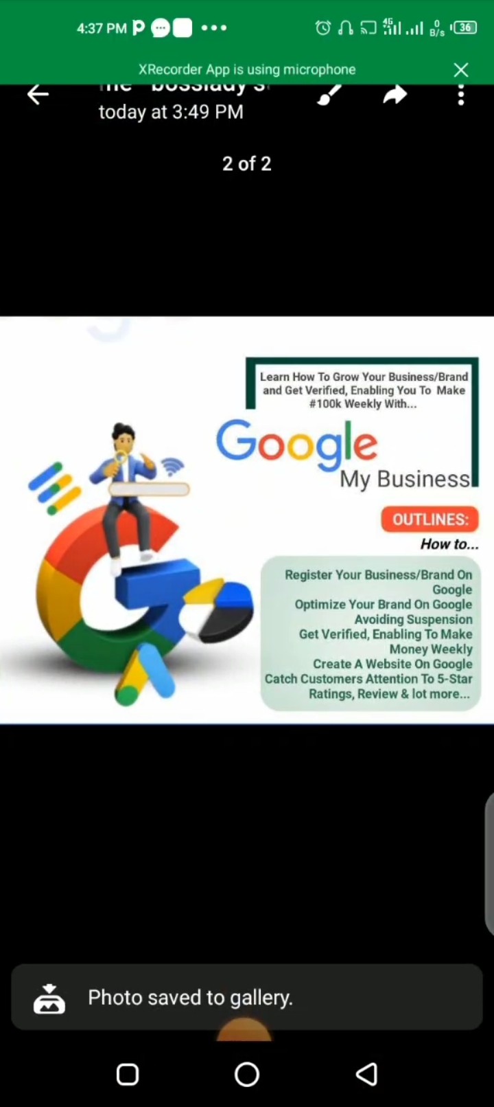 Buy Google my business course by Banjo olatunji Daniel on Selar