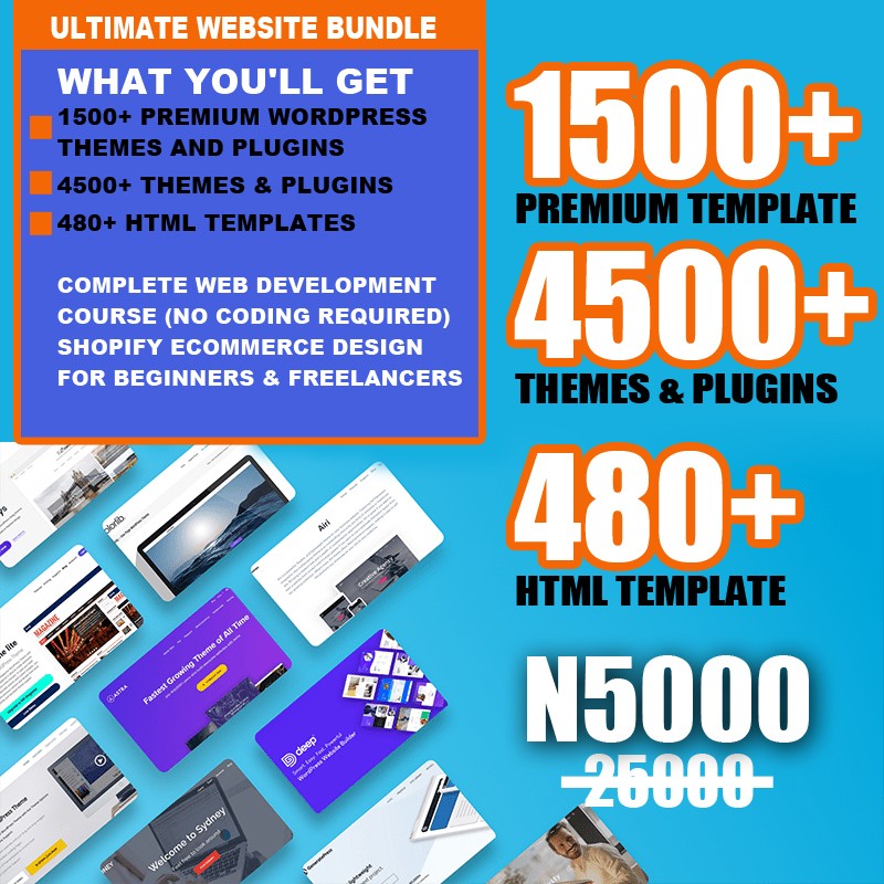 Buy Ultimate Web Design and Development Bundle by Beehous on Selar