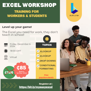 Buy Excel Workshop for Workers and students by Beistand Consult on Selar