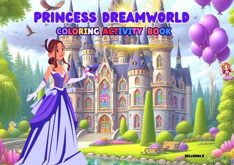 Buy Princess Dreamworld Coloring Book by Belleona David on Selar