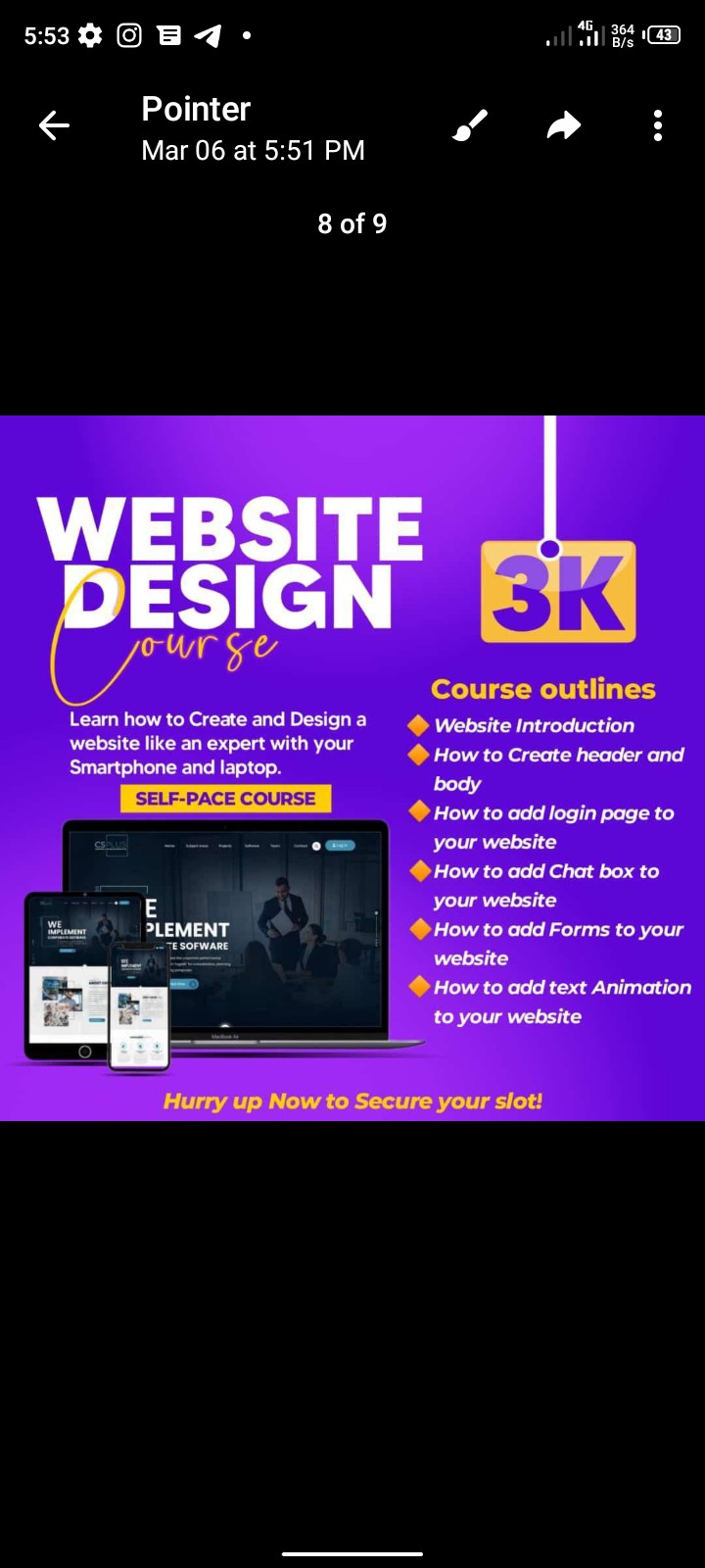 Buy WEBSITE DESIGN CURSE by Bello soliu alani on Selar