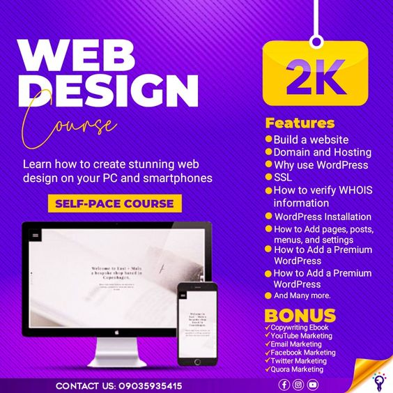 Buy WEB DESIGN COURSE by BEN TECH SOLUTIONS on Selar