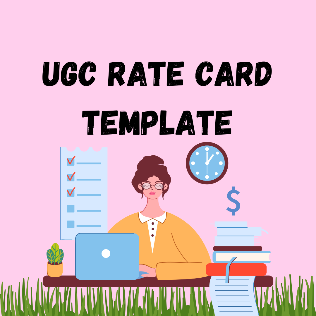 Buy UGC RATE CARD TEMPLATE by Benny Designs on Selar