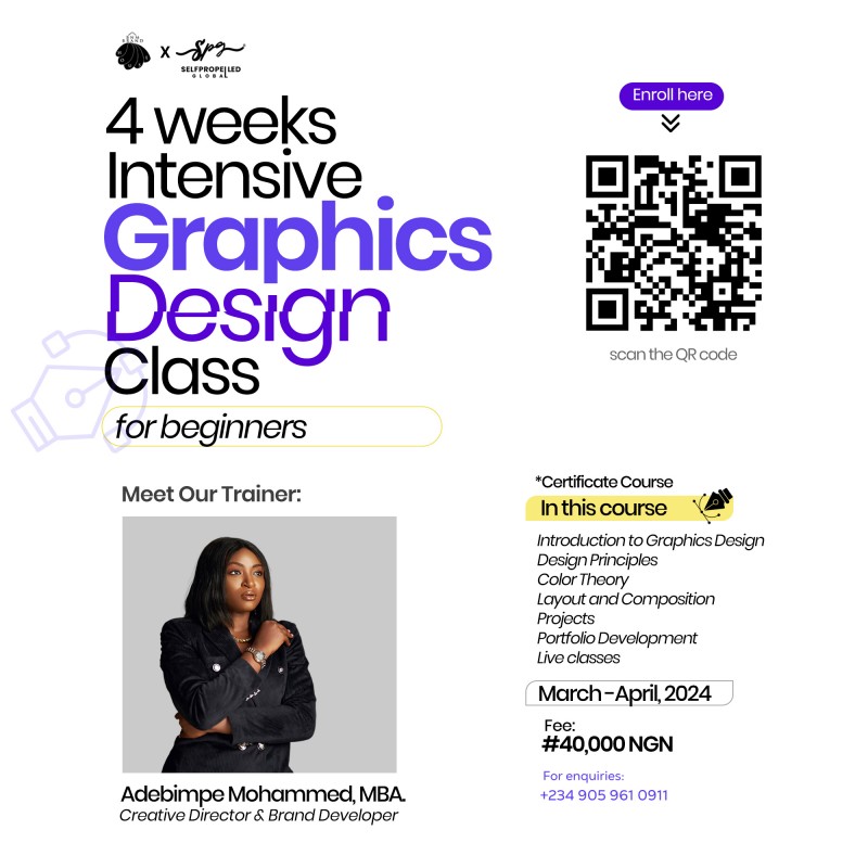 Buy 4 WEEKS INTENSIVE GRAPHICS DESIGN CLASS by Bimpey Mohammed on Selar