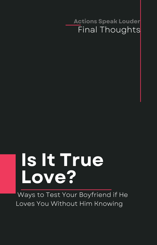 Buy Ways to Test Your Boyfriend's Feelings Without Him Knowing by ...