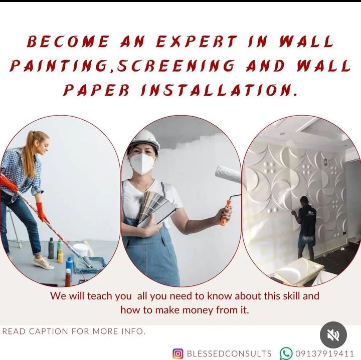 Buy Wall painting and screeding business training by Blessed Consults ...