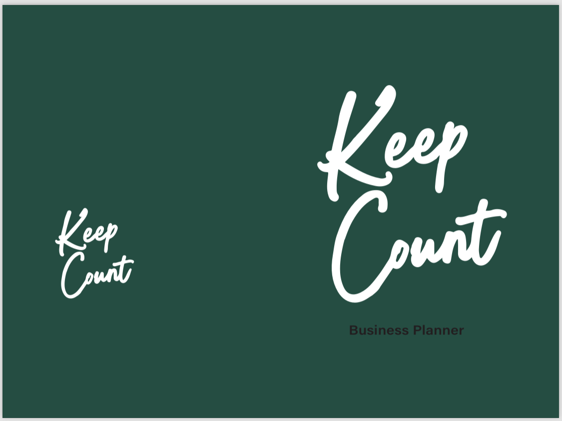 Buy Keep Count Business Planner by Ms blessing on Selar